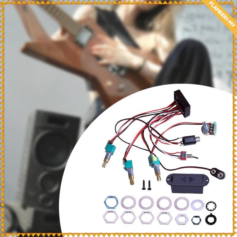 [flameer1] Electric Bass Pickups Accessory Bass EQ Equalizer Electric ...