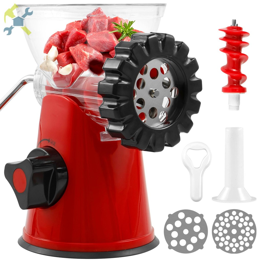Manual Meat Grinder with Hand Crank Food Grade Meat Grinder Sausage ...