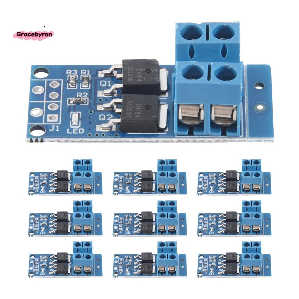 10PCS DC 5V-36V 15A(Max 30A) MOSFET MOS FET Trigger Switch Driver ...