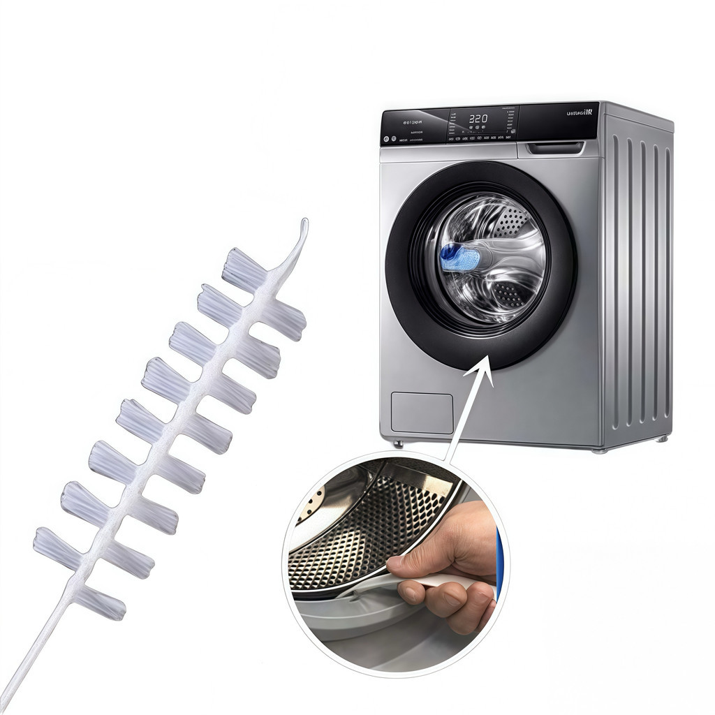 Nylon Brush Washing Machine Universal Deep Cleaning Flexible Radiator ...
