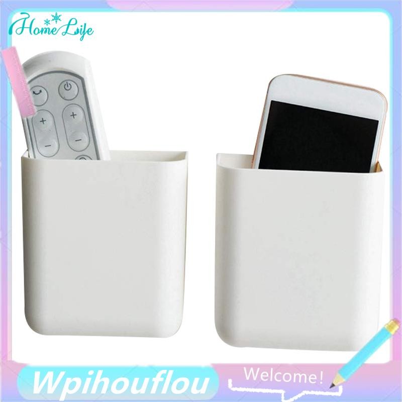 [HoME&life] Remote Holders Wall Mount Hole Free, Self-Adhesive Storage ...