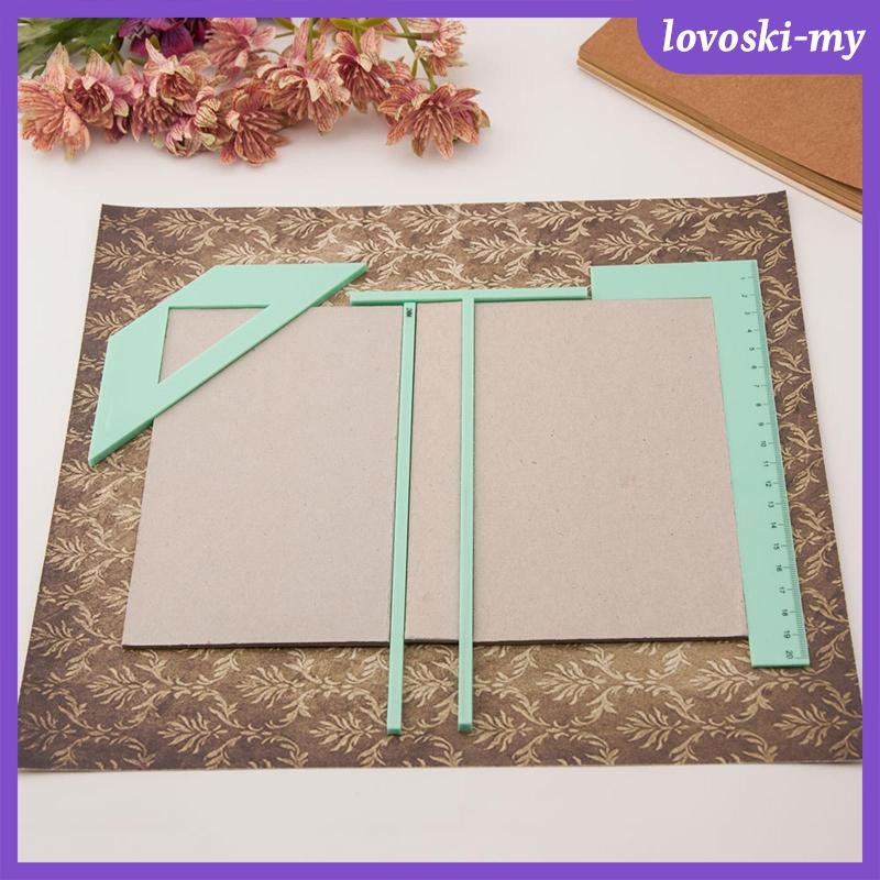 [LovoskiMY] Book Cover Guide Ruler Book Binding Tool Multi Purpose ...