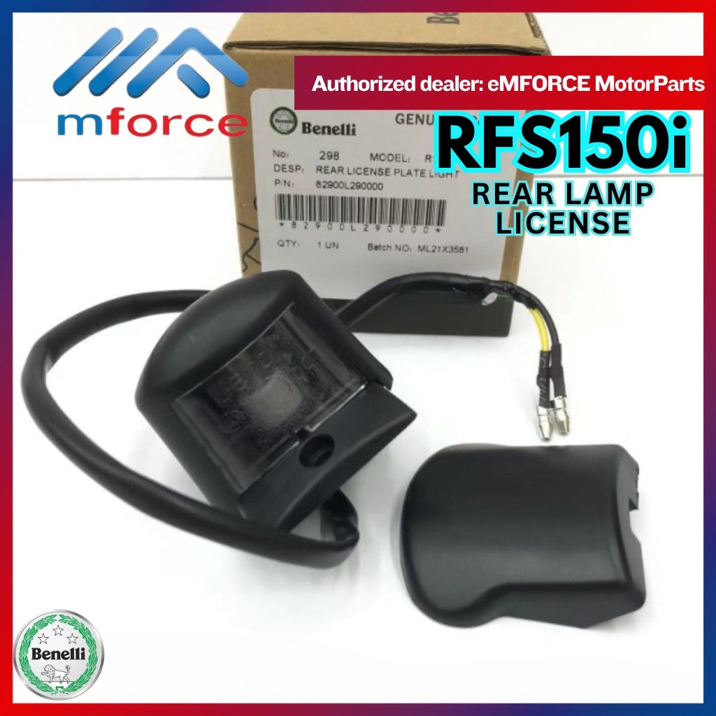 BENELLI RFS 150 RFS150i R18i REAR SMALL LAMP LICENSE NOMBOR PLATE LIGHT ...