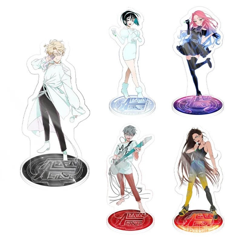 Anime Alien Stage 15cm Hyuna Till Ivan Sua Marty Mizi Durian Acrylic ...