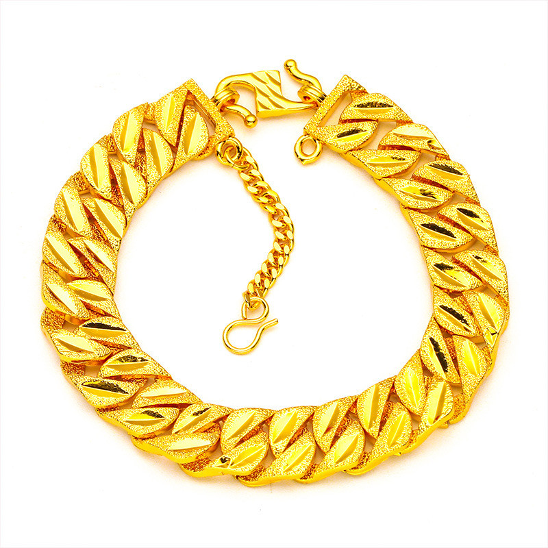 Gelang 916 Emas Korea Korean Gold Egg Bead Bracelet - Unique Oval Charm ...