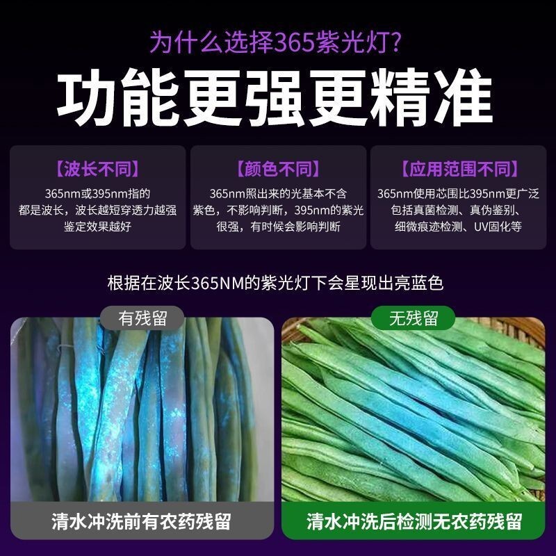 Philips UV Light for Vegetable Identification UV Flashlight 365nm ...