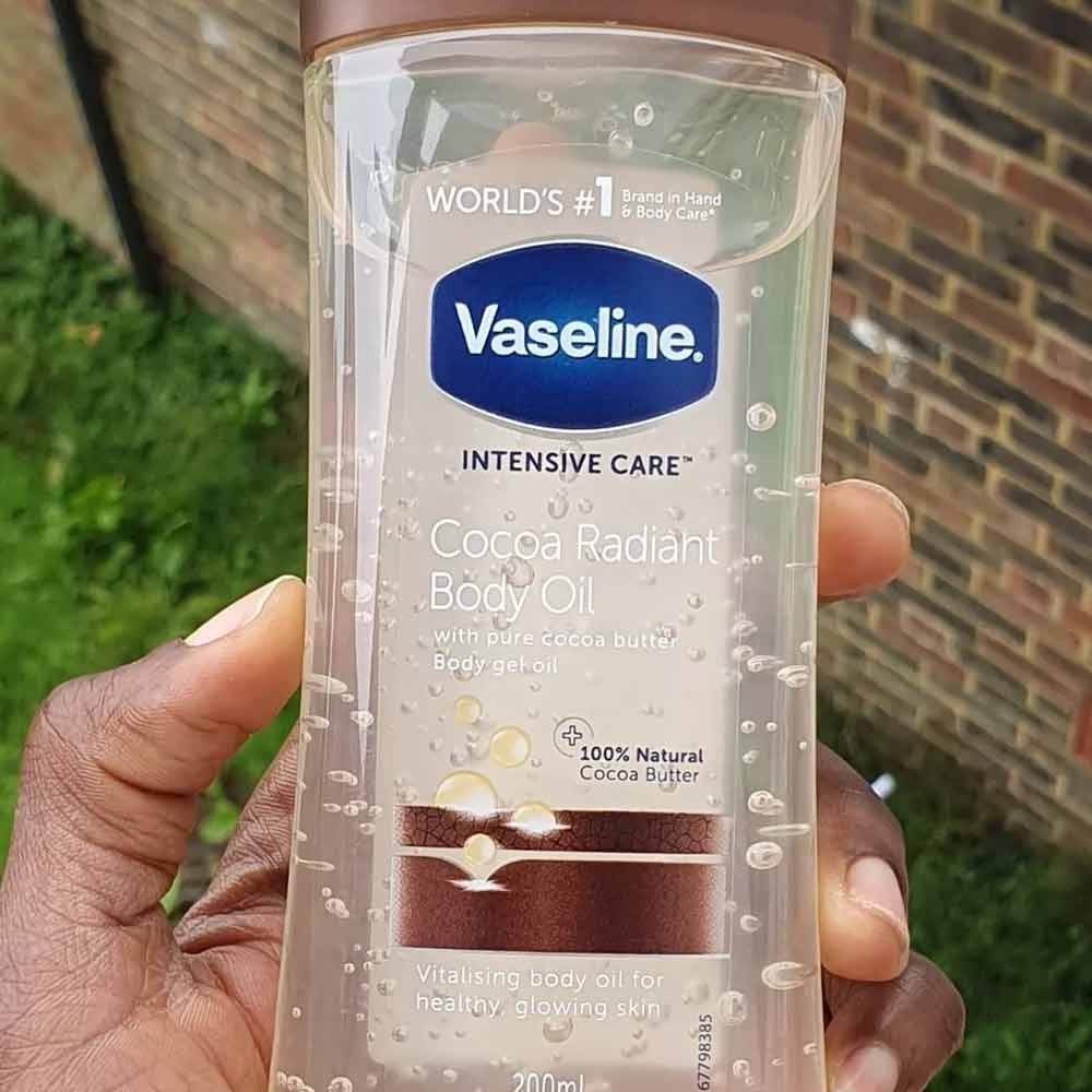 Vaseline Intensive Care Cocoa Radiant Body Moisturiser oil 200ml ...