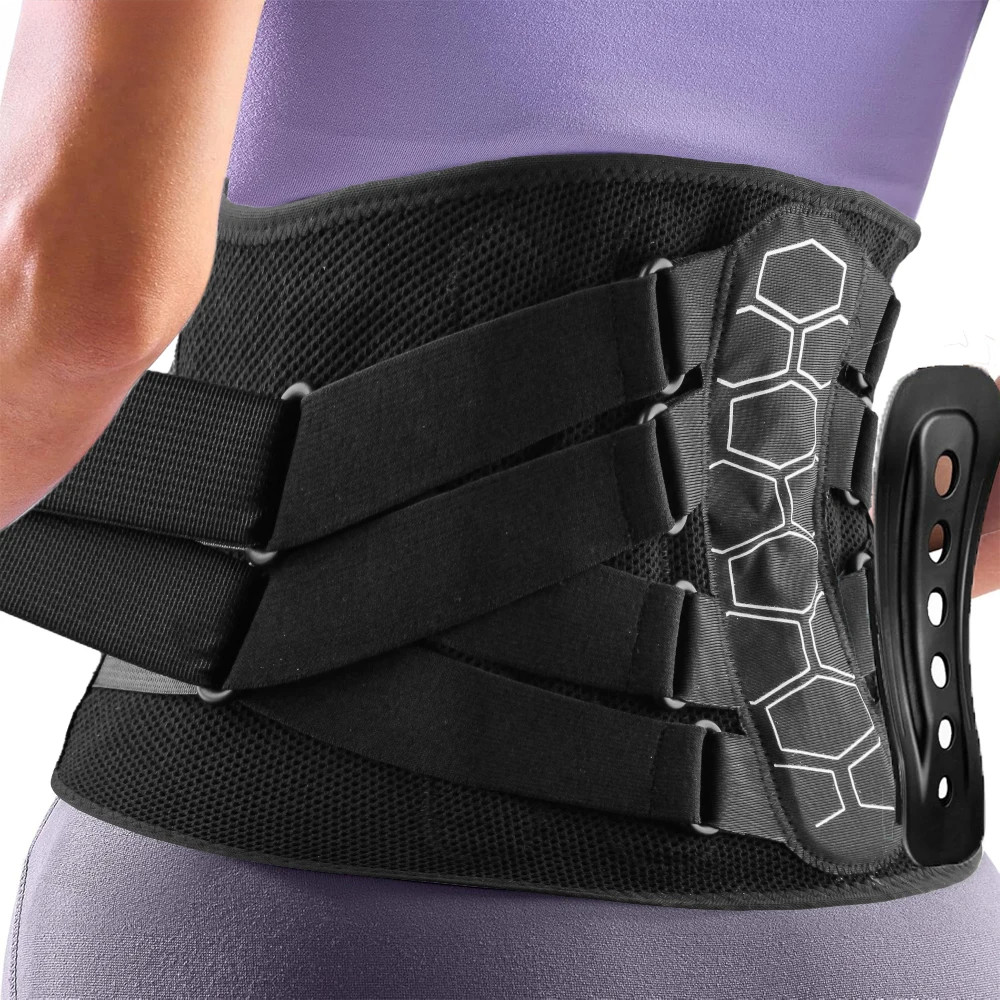 Back Brace for Lower Back Pain Relief with Pulley System,Lumbar Support ...