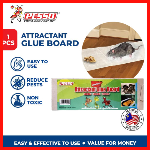 Pesso Commercial Attractant Glue Board 1pc/card Snake Mouse Cockroach ...