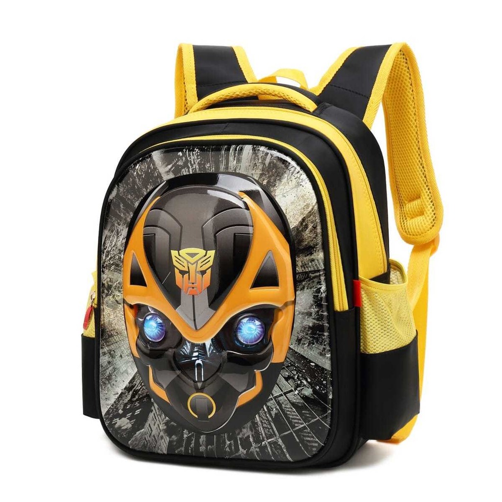 Elementary School Bag 12 Children Transformers Bumblebee Grade 1-3 ...
