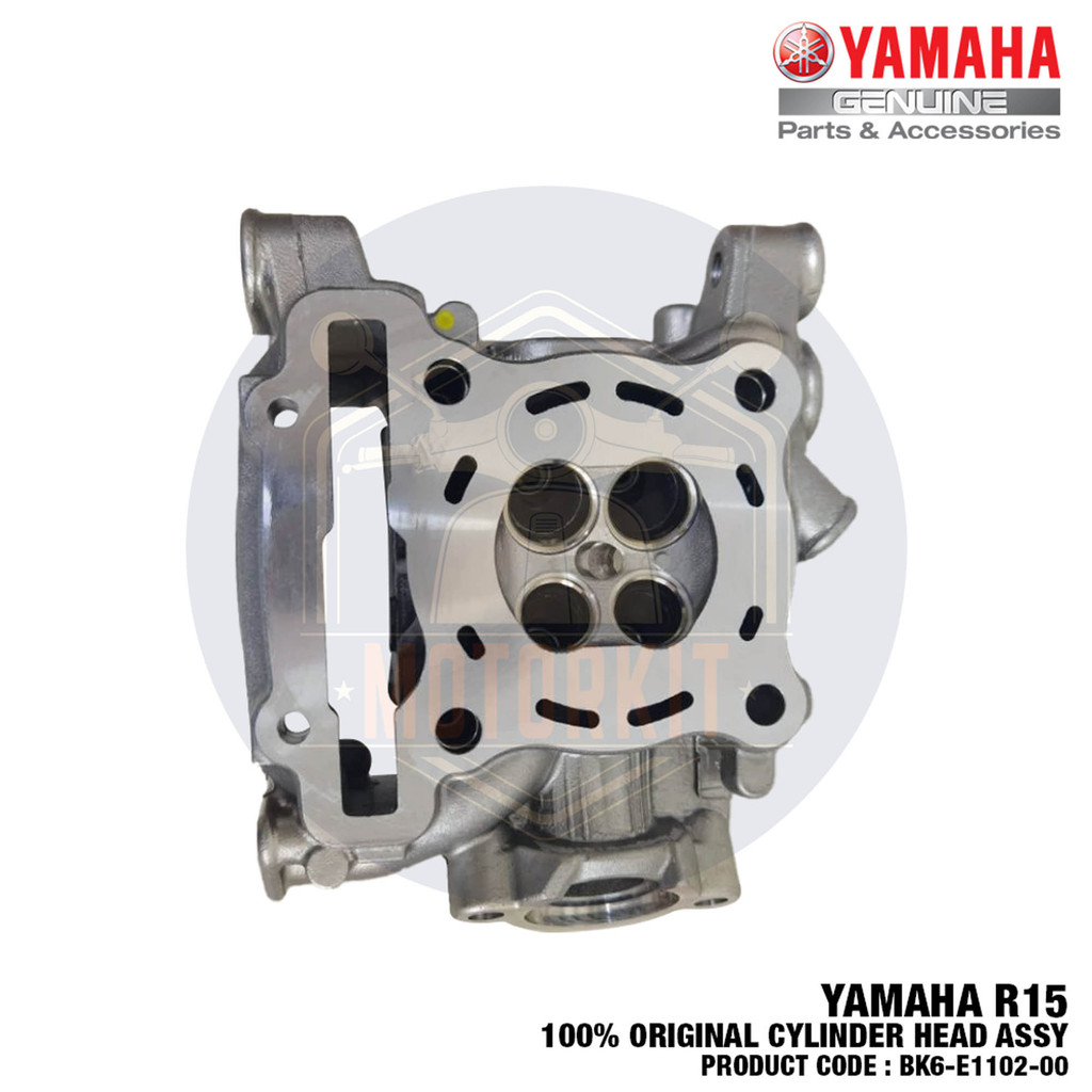 YAMAHA R15 YZF-R15 100% ORIGINAL CYLINDER HEAD ASSY BLOCK HEAD BK6-E1102-00 | Shopee Malaysia