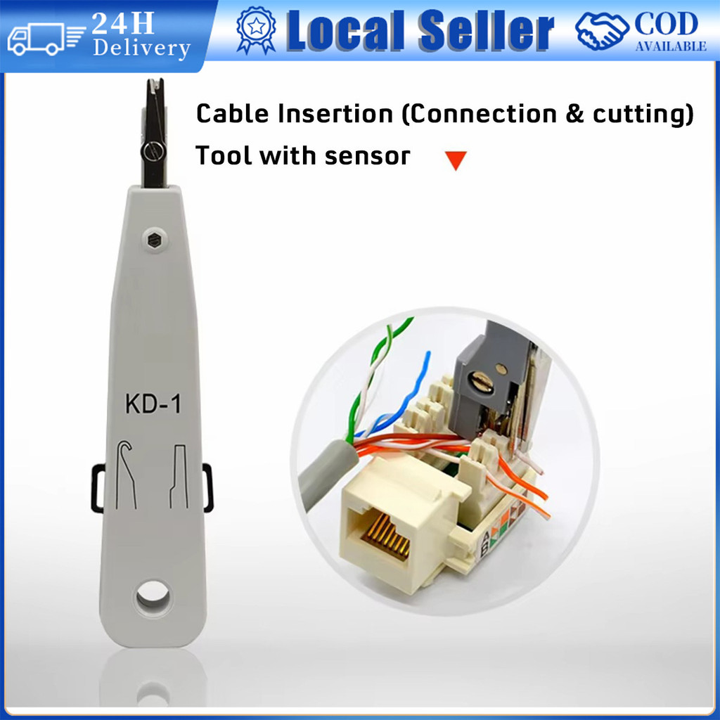 KD-1 Cat5 RJ11 RJ45 Network Punch Down Tool Portable Krone KD-1 Punch ...