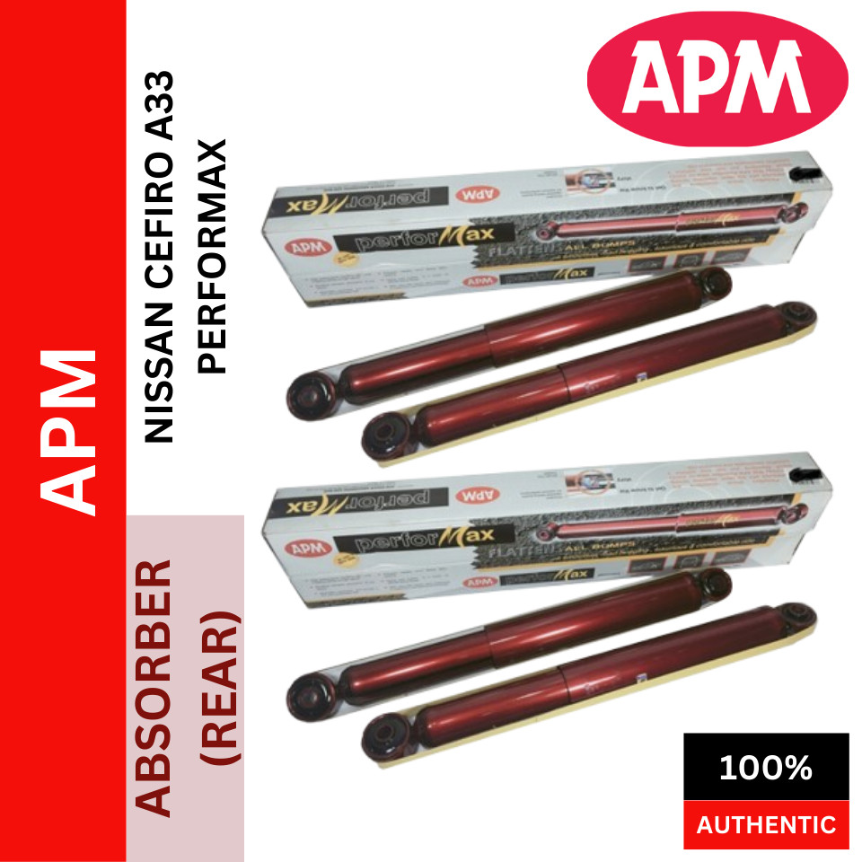 PSU2002M (APM) ABSORBER (REAR) NISSAN CEFIRO A33 PERFORMAX (1SET ...