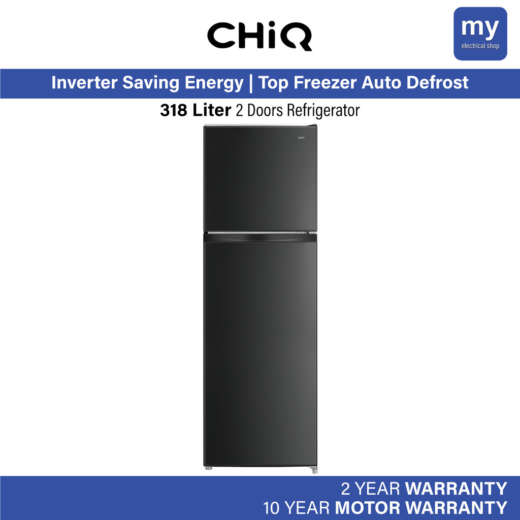 [Free Shipping] CHiQ 318 Liter 2 Door Inverter Refrigerator Fridge Peti ...