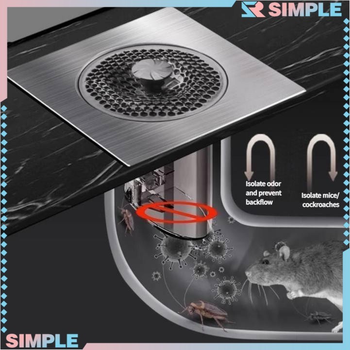 Spring Floor Drain Toilet Deodorant Bathroom Foot Floor Drain Old Floor ...