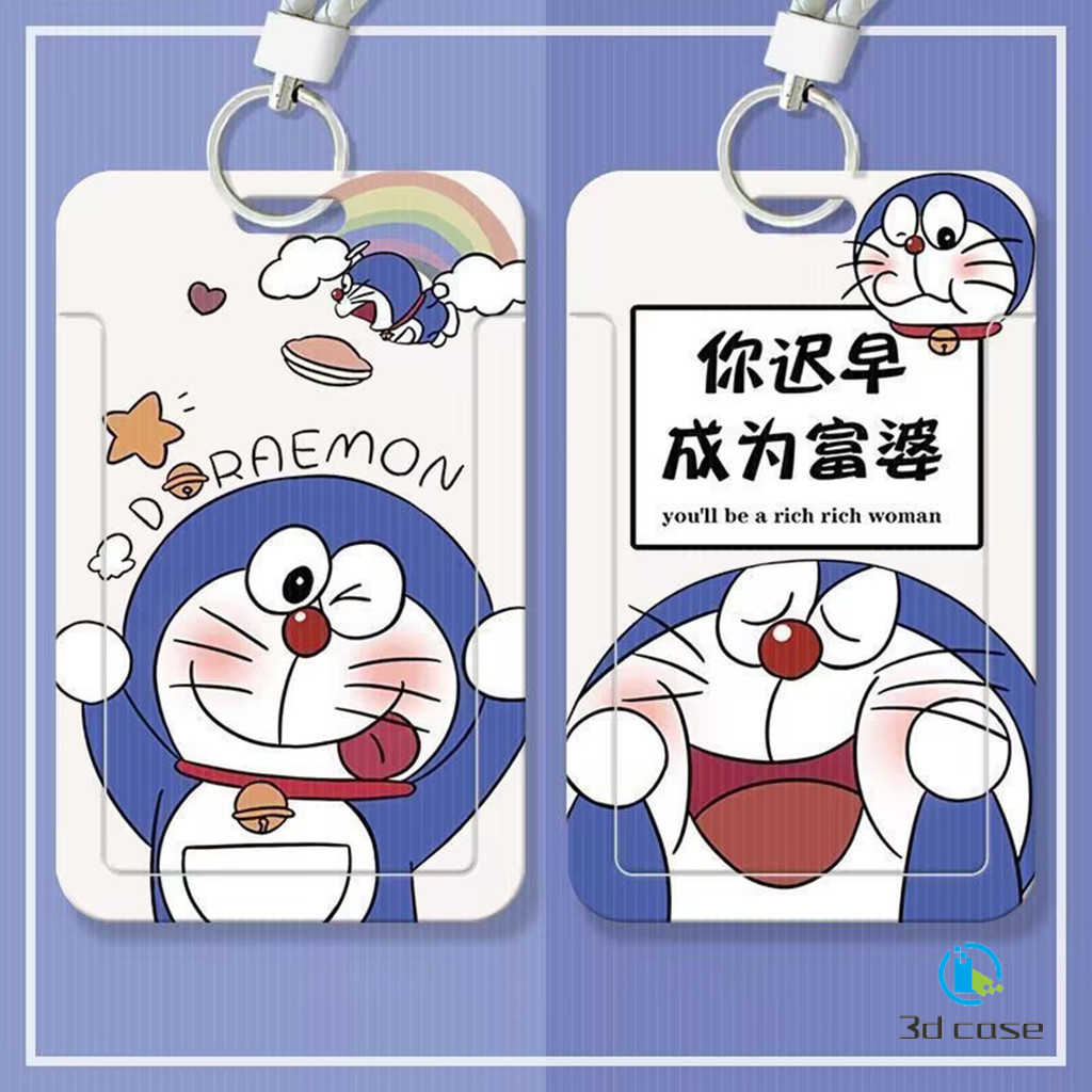 3dcase ID Card Holder Korean Doraemon Cartoon Motif | Photocard ...