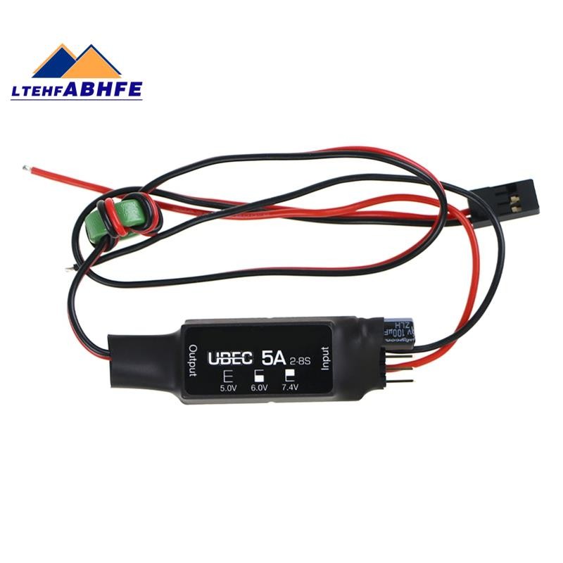 UBEC 5A V2 Air High Voltage Regulator Module 2-8S 5V 6V 7.4V 5A Adjustable BEC for Crawler ...
