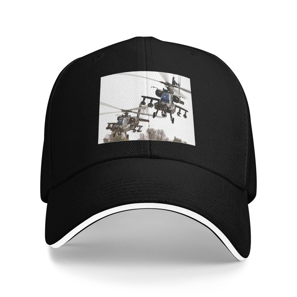 Ah-64 Apache Helicopter Gunship Hot Print Wear Fashion Baseball Cap ...
