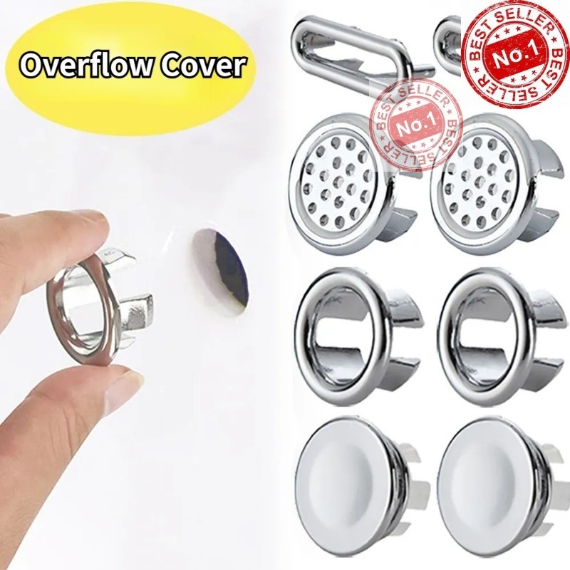 MC#Bath Sink Hole Round Overflow Drain Cap Cover/Hollow Wash Basin ...