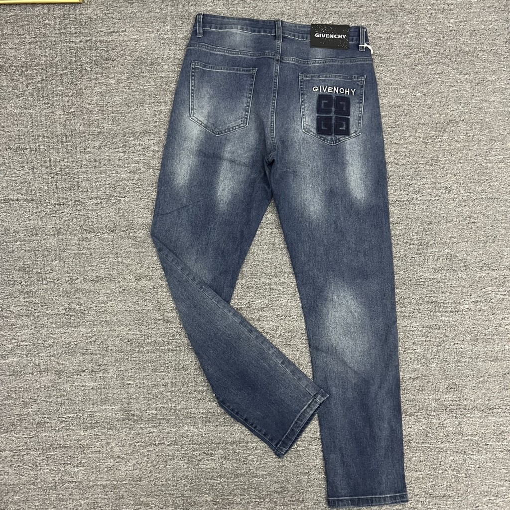 Givenchy3244 High-End Jeans Stretchy Slim-fit Trousers Skinny Trousers ...