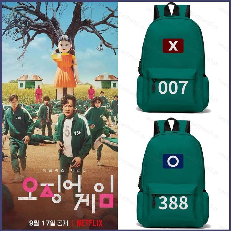 YE Squid Game Season 2 Backpack for Student Large Capacity Lightweight ...