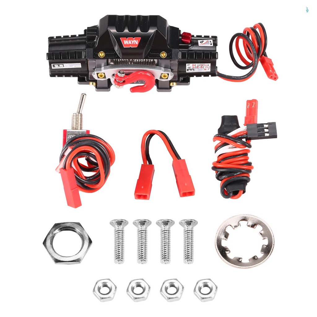 RC Car Dual Motors Metal Winch RC Car Metal Winch Large Load Capacity ...