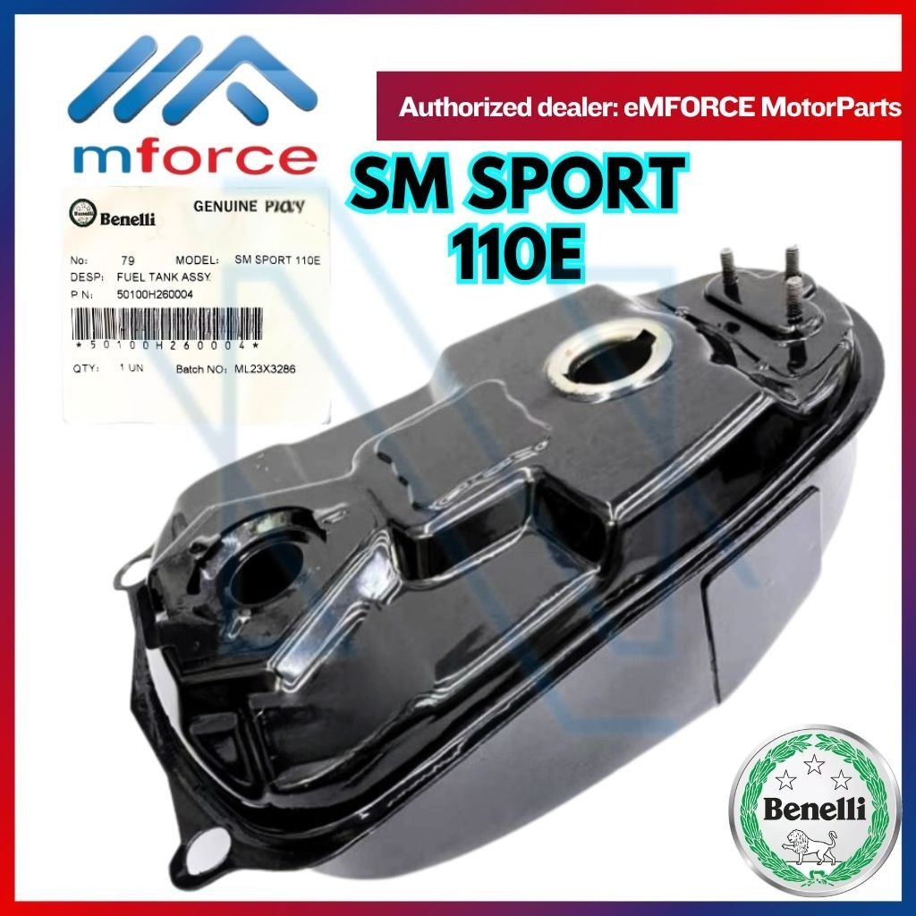 BENELLI SM SPORT 110E FUEL TANK TANGKI MINYAK PETROL TANK 50100H260004 ...