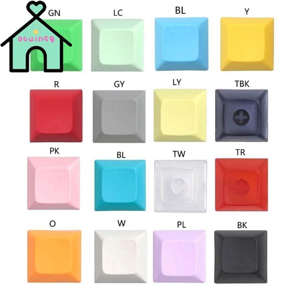 OTUINSG Keyboard Key Cap, Multiple Color for MX Switches DSA Keycap, Unique Character Key Button ...
