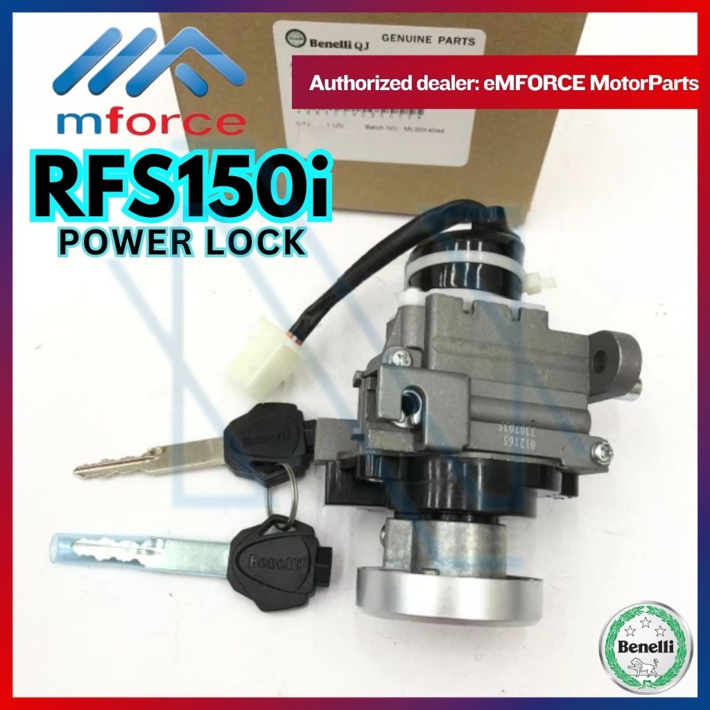 BENELLI RFS 150 RFS150i POWER LOCK MAIN SWITCH KEY SET KUNCI SUIS ...