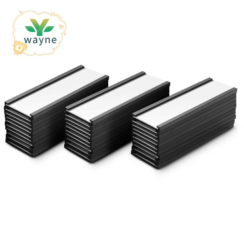 30Pcs Magnetic Label Holders with Magnetic Data Card Holders with Clear ...