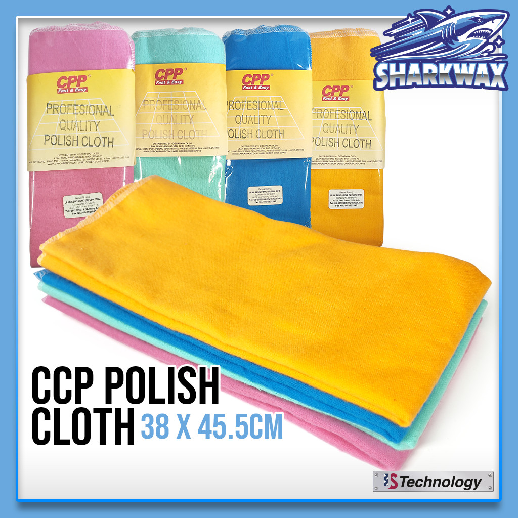 CPP Polishing Cloth DIY Car Waxing Polishing Towel Kain Polish Kereta ...