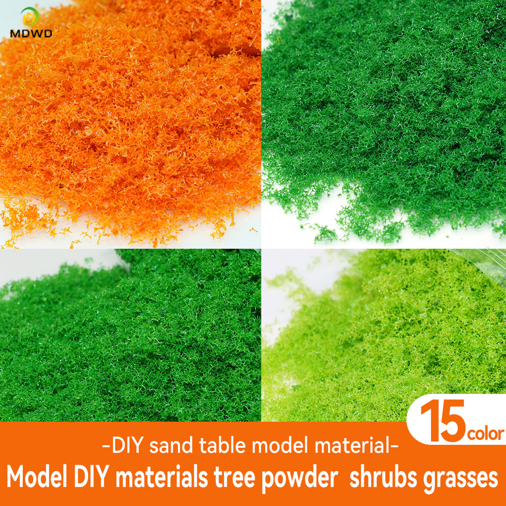 Artificial tree powder model material fake leaves miniature landscape ...
