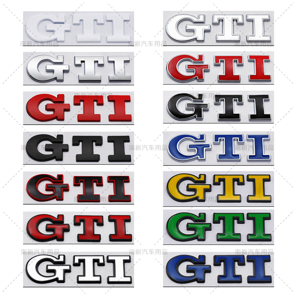 Metal GTI Car Labeling Suitable for Volkswagen Polo Golf 6 7 Generation ...