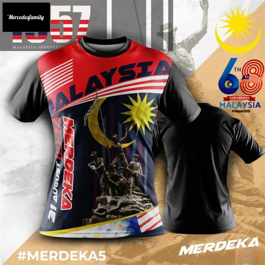 1957 Merdeka Clothes 2025 68th Malaysia Jersey Merdeka Clothes 68 Years ...