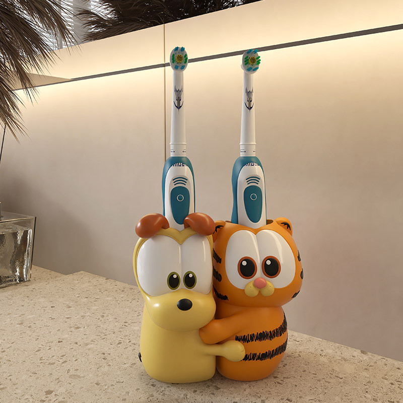 New Garfield Toothbrush Toothpaste Holder Cartoon Merchandise Shelf ...