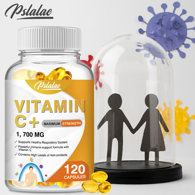 VITAMIN C+ capsules, highly absorbable, non-GMO, for respiratory health ...