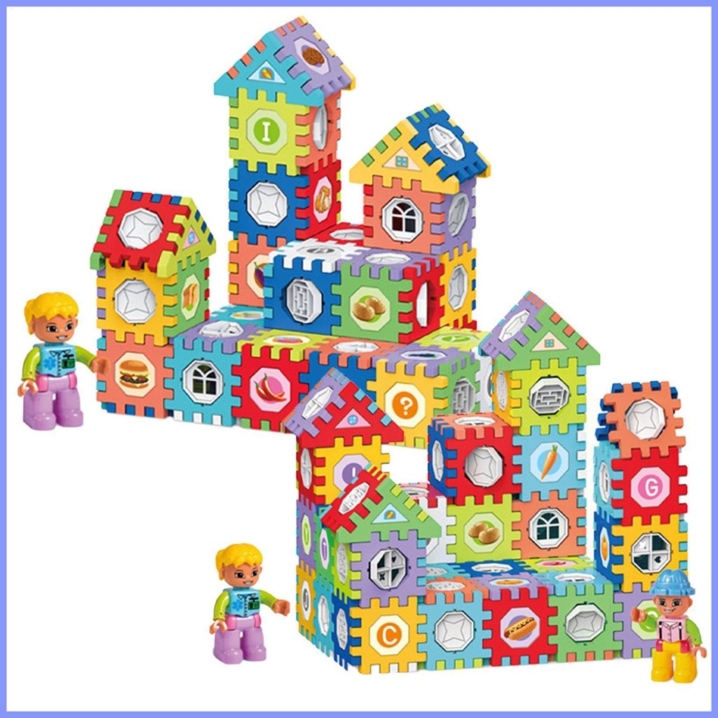 Interlocking Building Blocks Building Blocks Toys For Kids Kindergarten ...