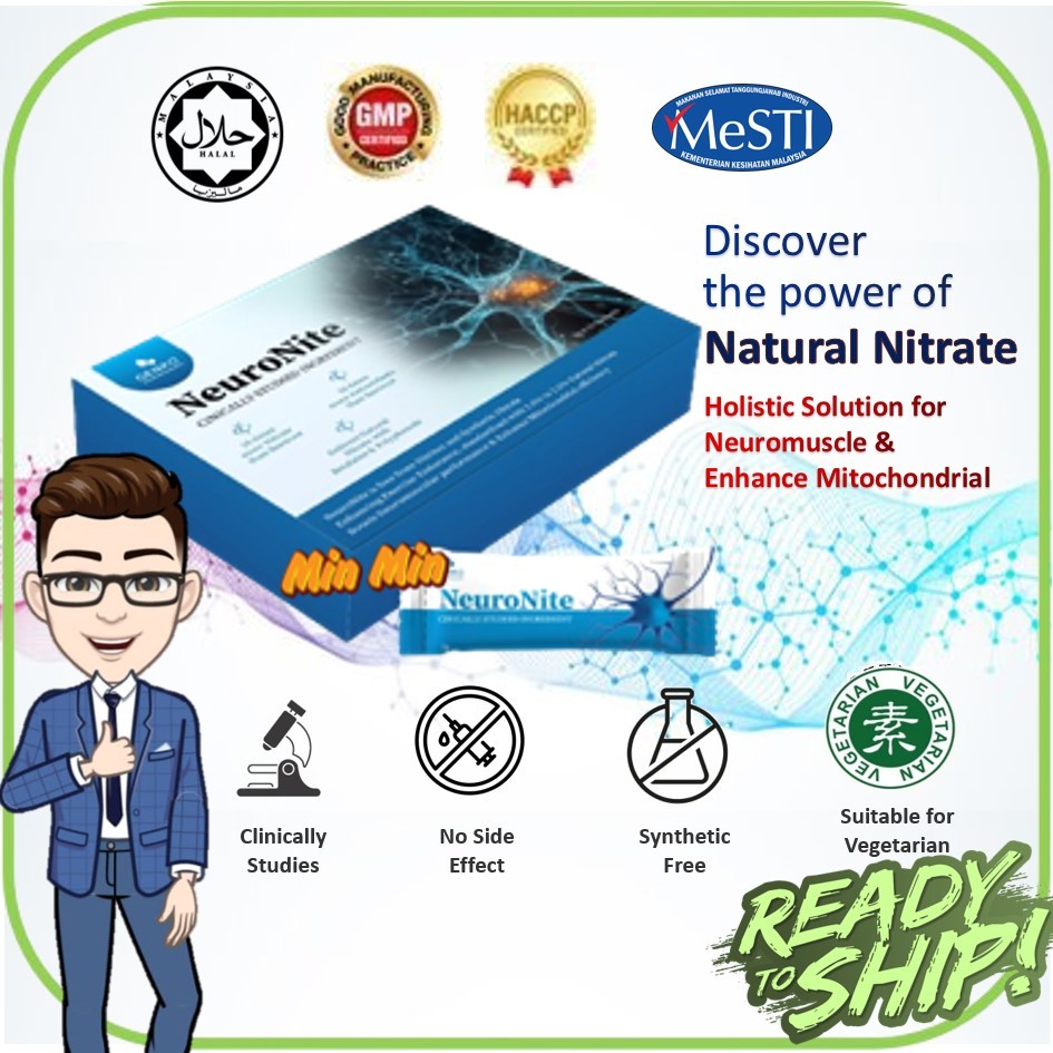 [HALAL] GENKO NeuroNite 3g x 15's RedNite Beetroot Pea Protein ...