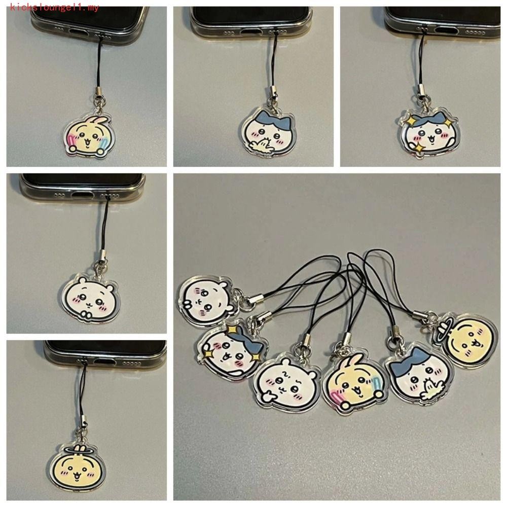 KICKSLOUNGEL Anime Chiikawa Phone Chain, Momonga Rakko Kawaii Usagi ...