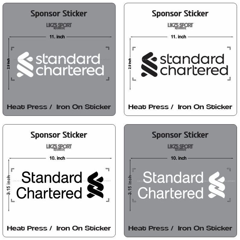 Standard Chartered Liverpol Sticker Sponsor Top European Team | Company ...