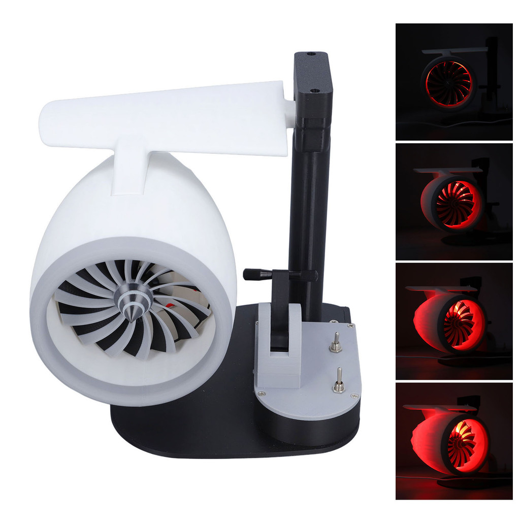 HEO~ Jet Engine Fan Innovative Desktop USB Turbofan Turbine Engine Fan ...