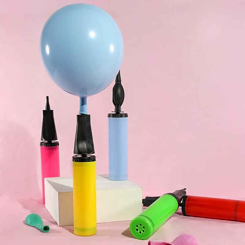 Balloon Hand Push Pump Macaron Color Balloon Inflatable Tool Portable ...