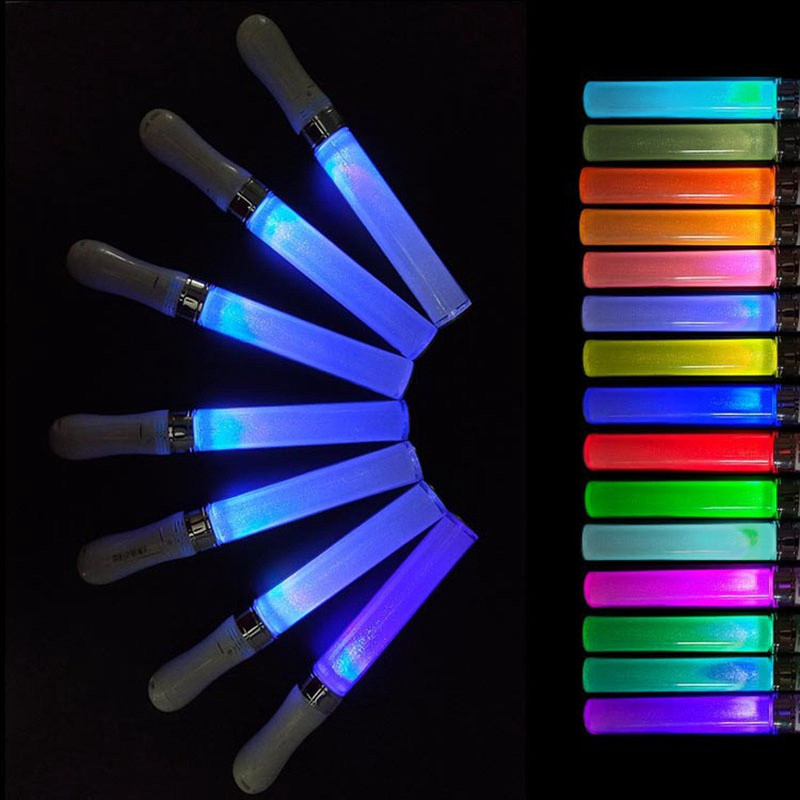 LED Light Sticks, 15 Colors Switchable Portable Glow Sticks, Party ...