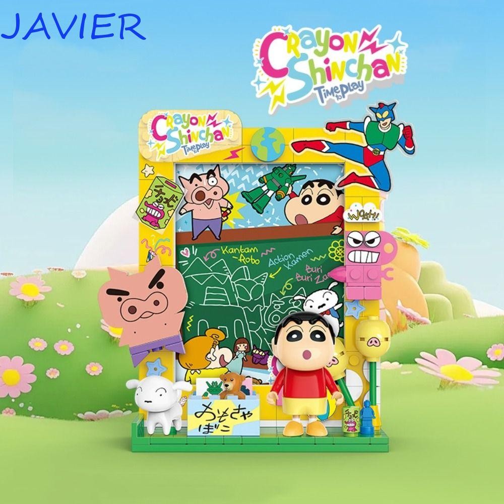 JAVIER Doraemon Puzzle Bricks, Fridge Magnet Model Toys Crayon Shin ...