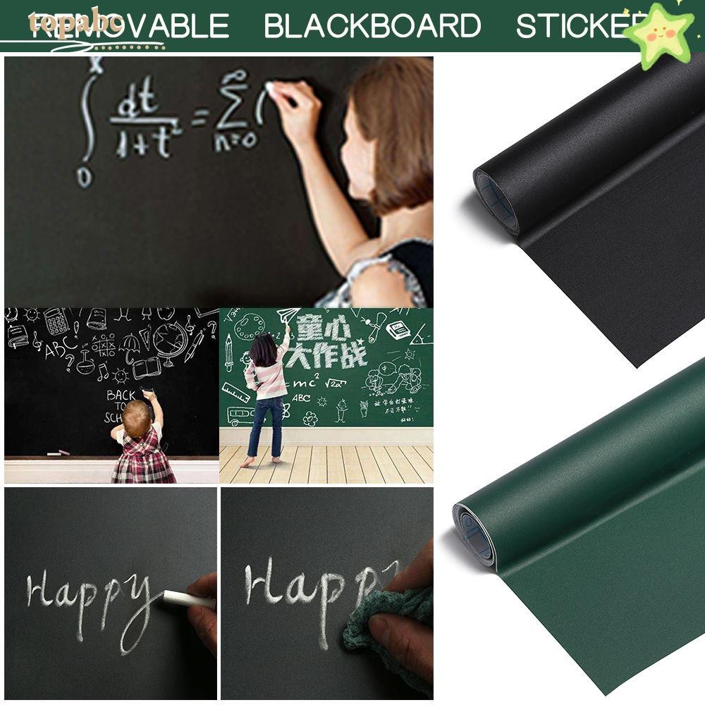 TOPABC Blackboard Stickers Erasable Writing Graffiti PVC Vinyl ...