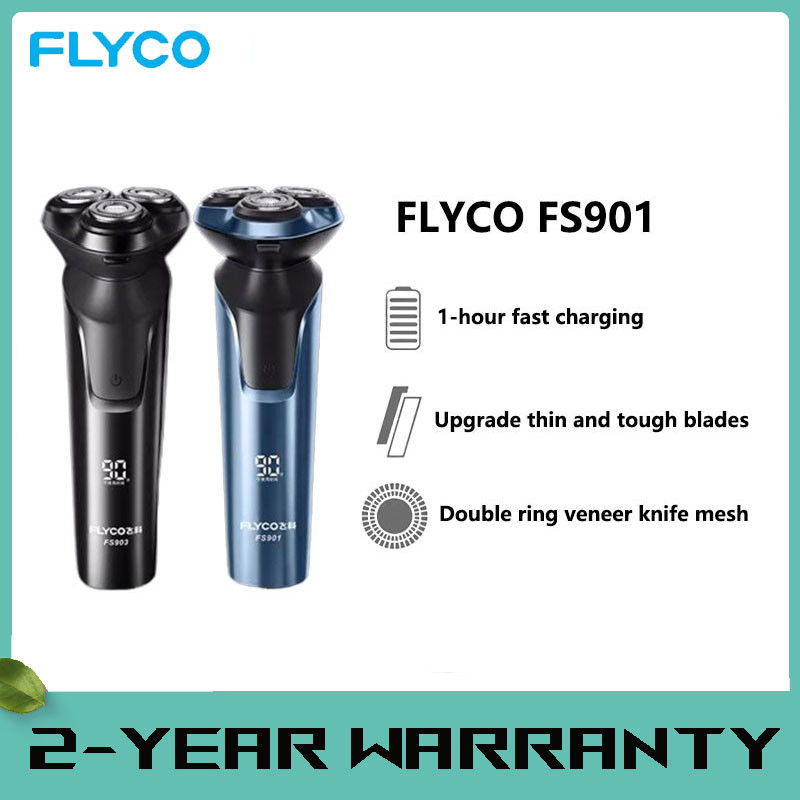 FLYCO FS901 portable wireless men's fast charging electric shaver | Shopee Malaysia