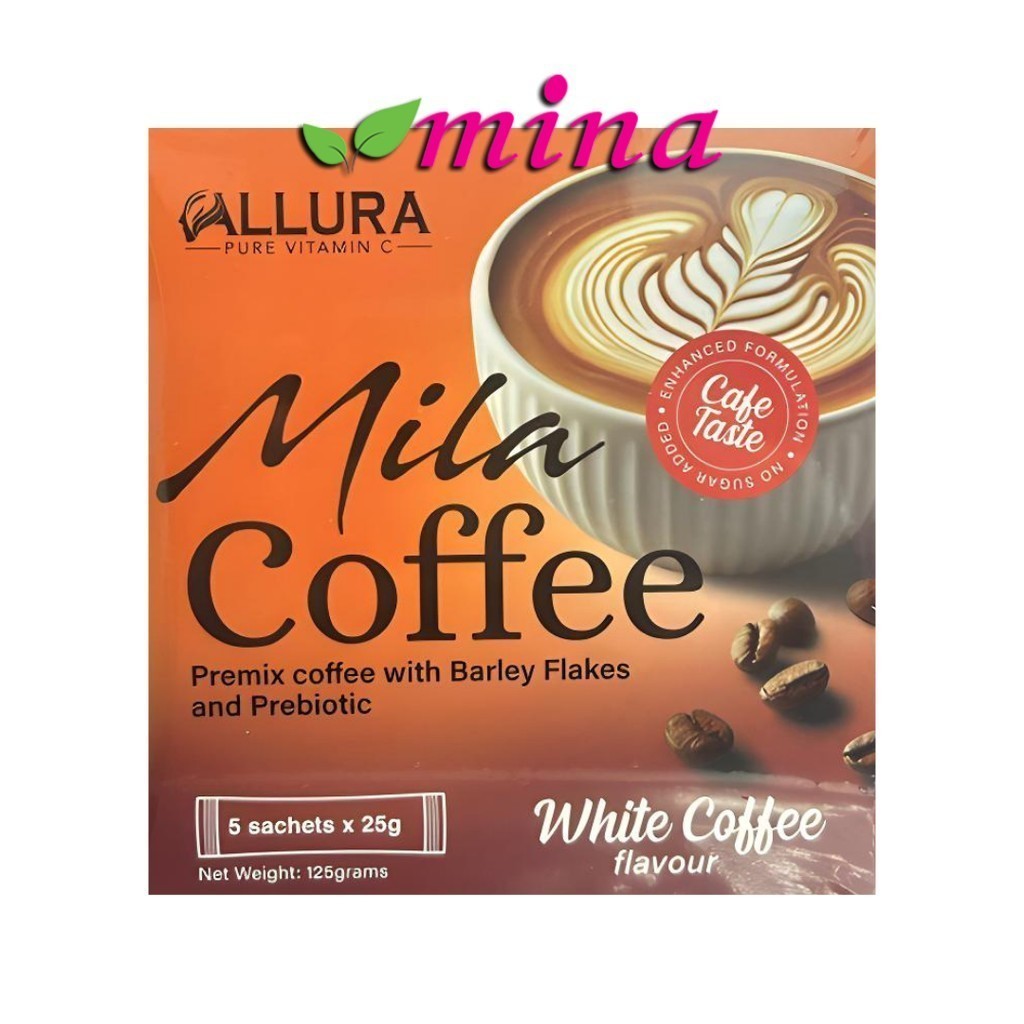 ALLURA Mila White Coffee 5s Barley Flakes Cafe No Sugar Mila Oat De ...