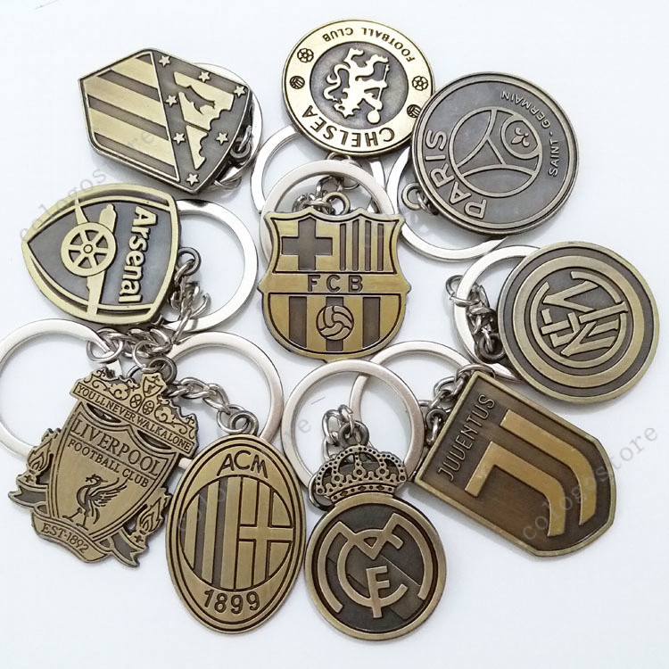 Championship Emblem National Team Keychain RM LFC AFC Soccer Football ...