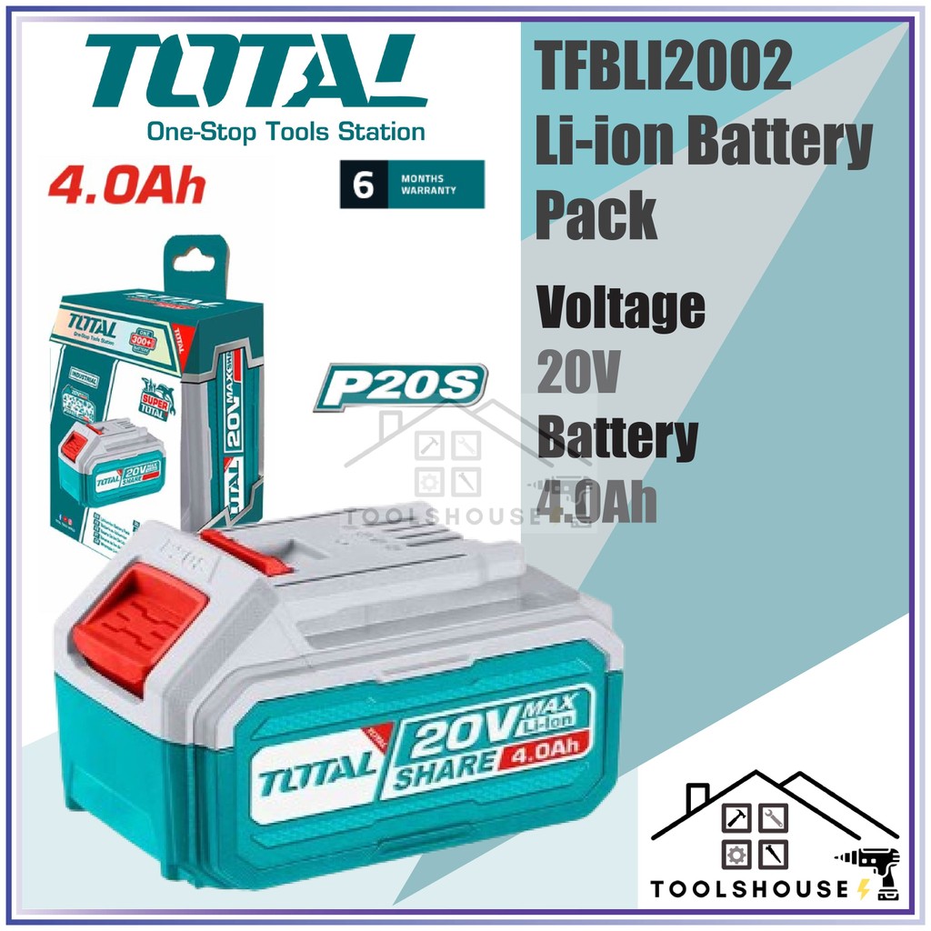 Total TFBLI20021 Li-ion Battery Pack 电池 (4.0AH) | Shopee Malaysia