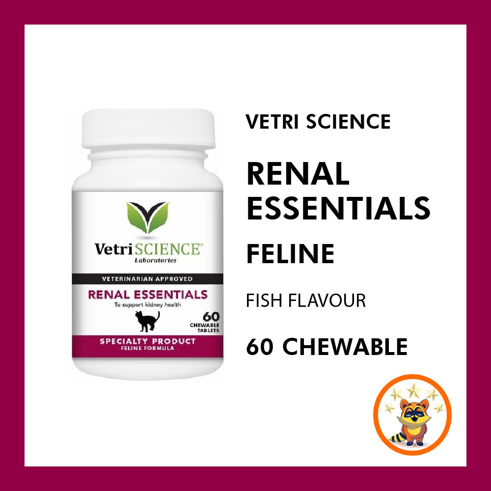 Vetri Science Renal Essential For Feline Kucing 60 Chewables Tablets ...